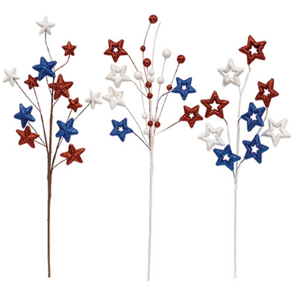 Sparkle Americana Star Spray 3 Asstd. - Walmart.com