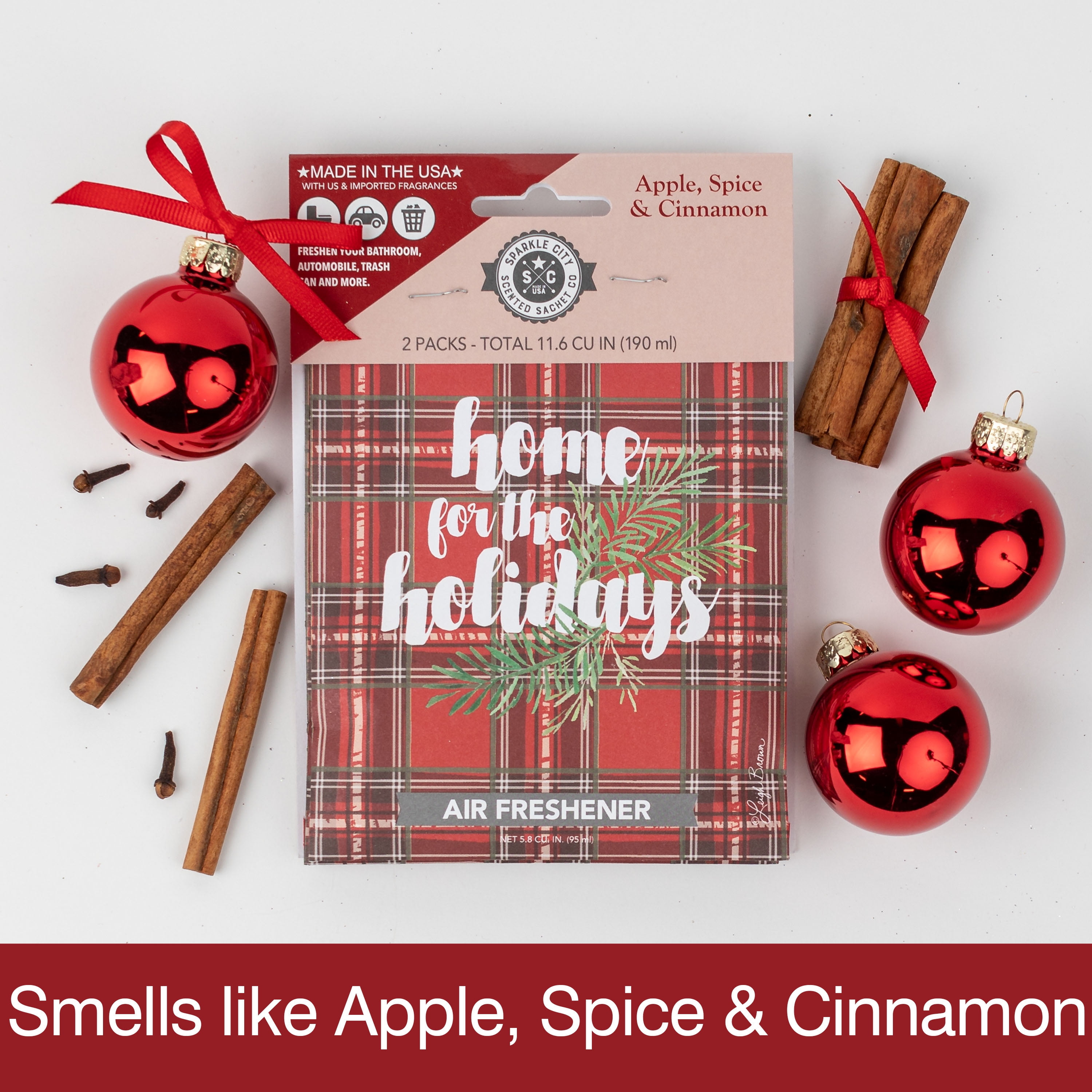 Sparkle City Scented Sachet 2 Pack, Home for the Holidays - Walmart.com