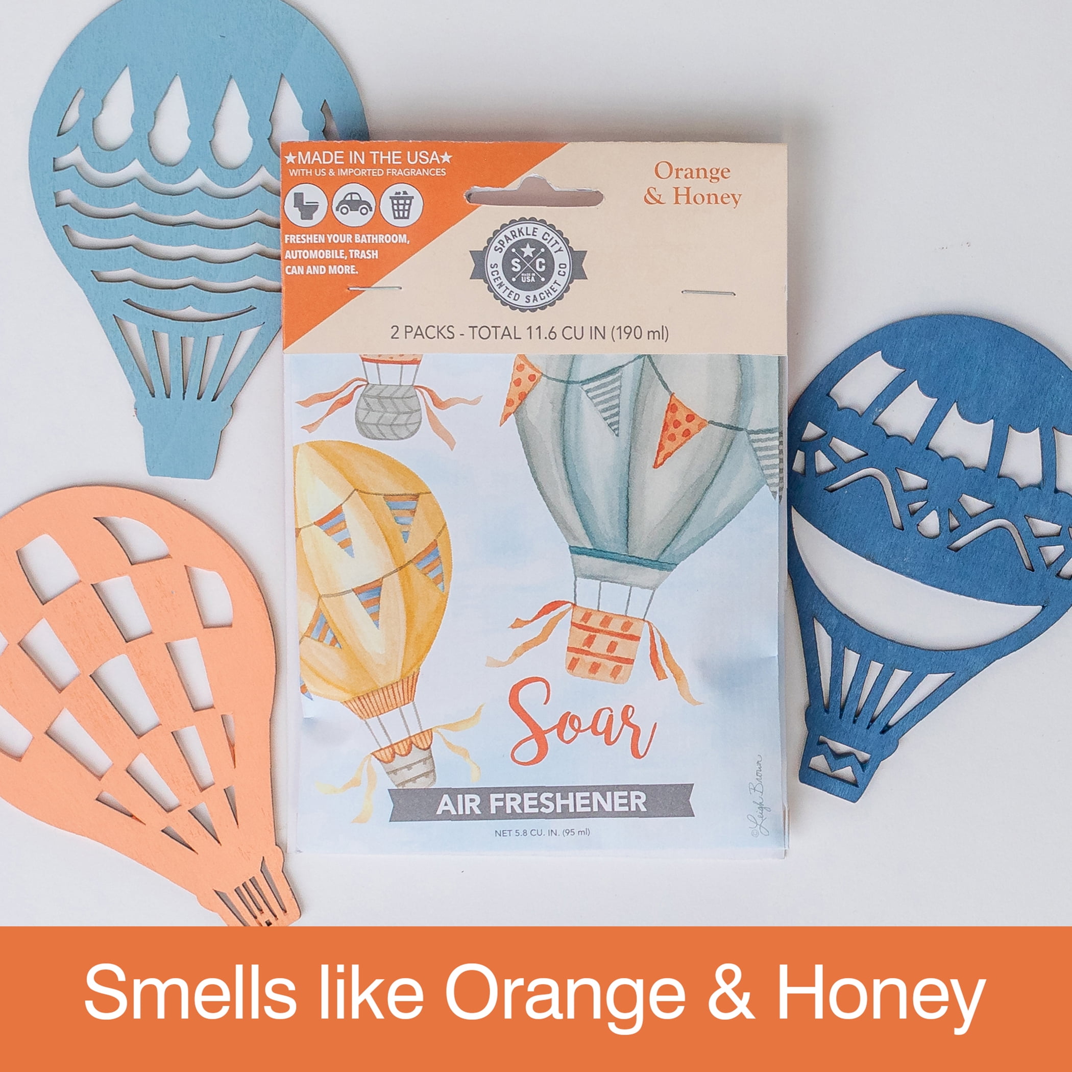 Sparkle City Scented Sachet Pack - Long-Lasting Fresh Scents - Walmart.com