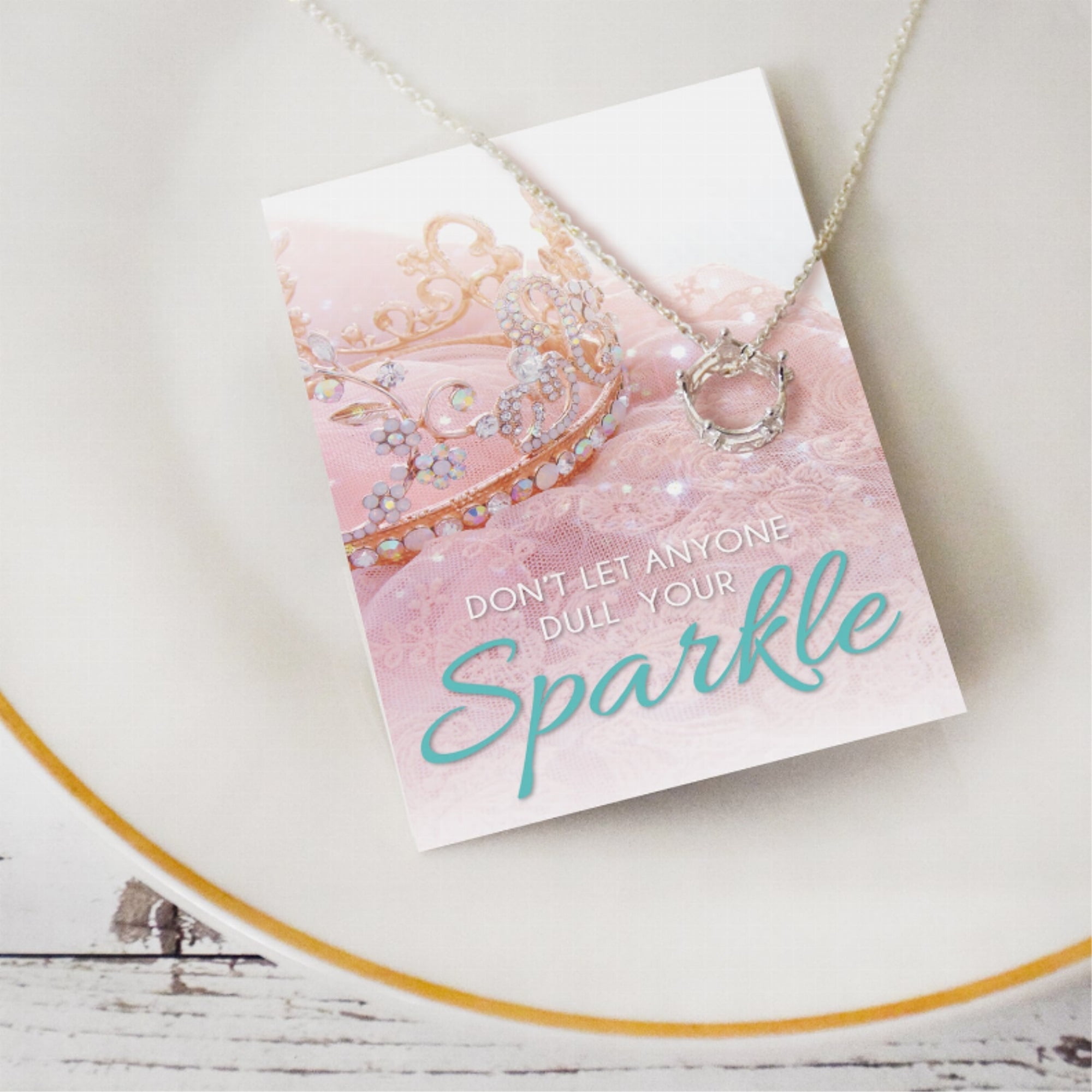 Sparkle Crown Necklace - Walmart.com