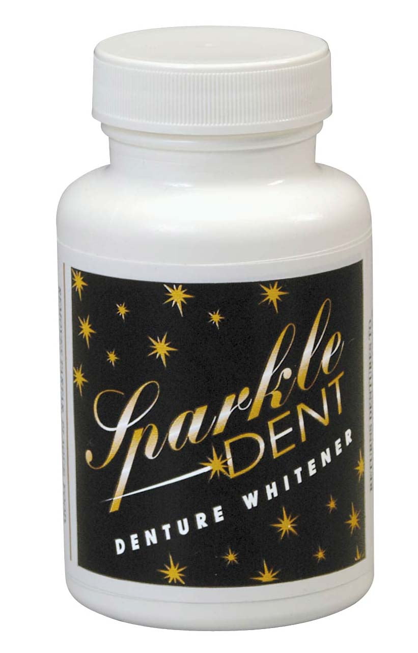 Sparkle Dent Denture Whitener and Cleaner Removes Tough Stains, Tartar ...