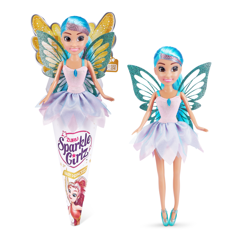 Sparkle Girlz Fairy Princess Doll Blue by ZURU - Walmart.com