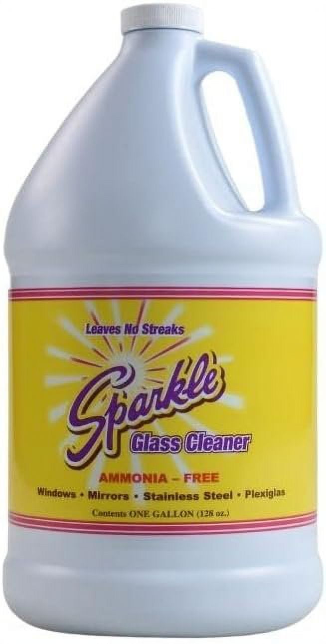 Sparkle Glass Cleaner Refill Bottle - Ammonia-Free, No Streaks - 1 Pack ...