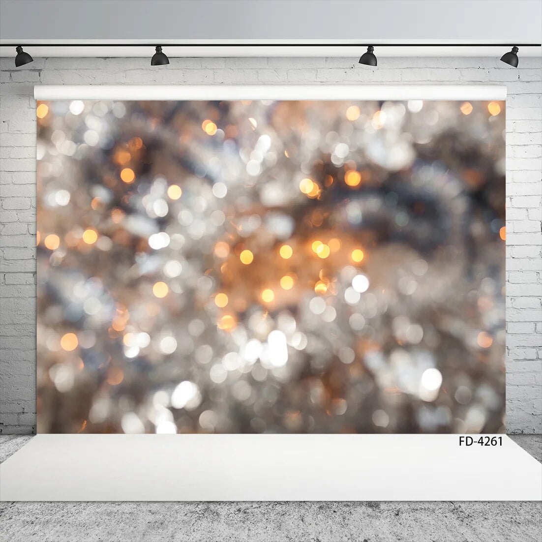 Sparkle Light Glitter Polka Dots Background Baby Shower Children Young ...