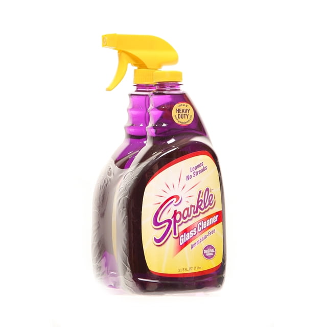 Sparkle Original Purple Formula Glass Cleaner, 33.8oz Twin Pack, 1 each ...