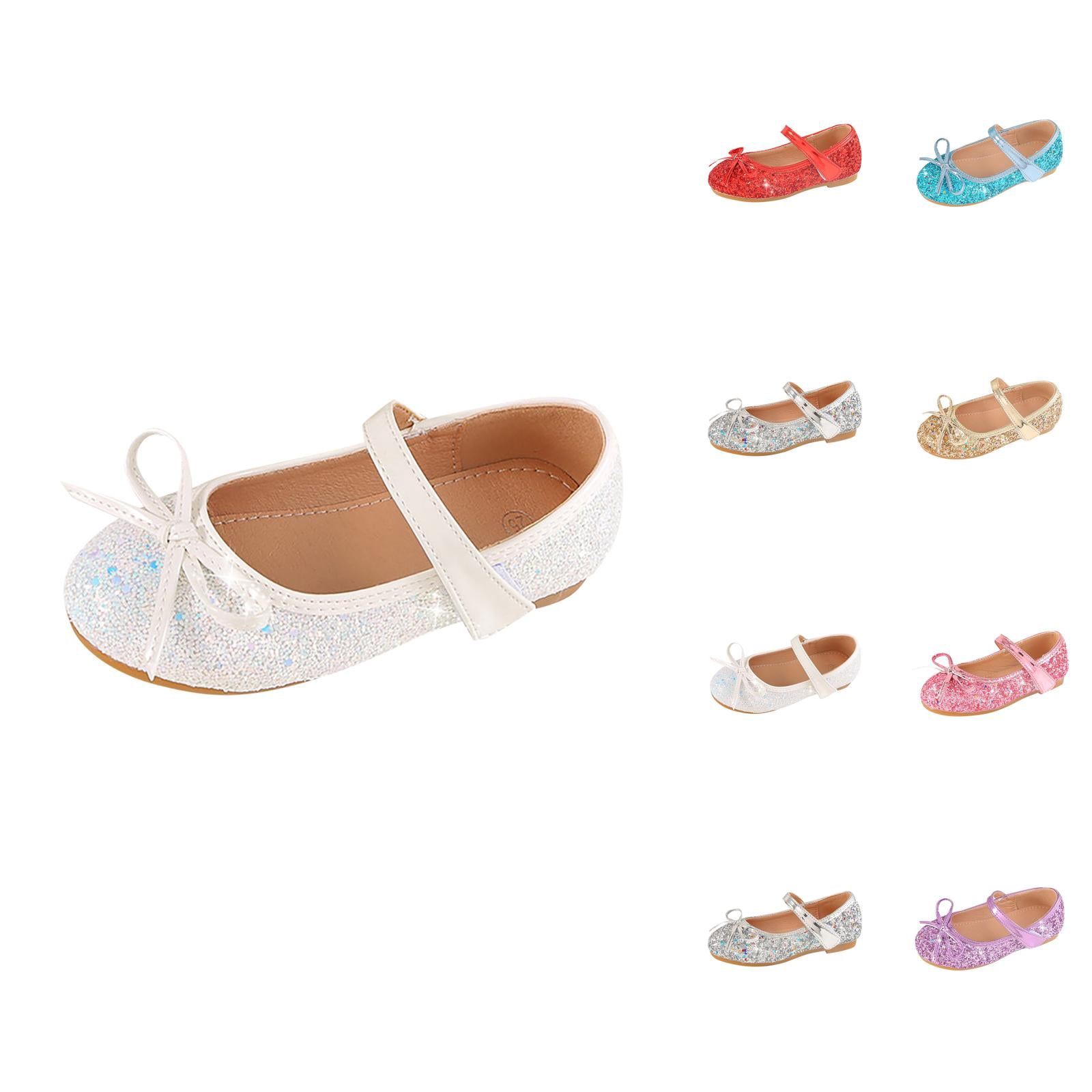 Sparkle Shoes Ballet Flats for Girls Princess Party Girls Shoes Soft ...