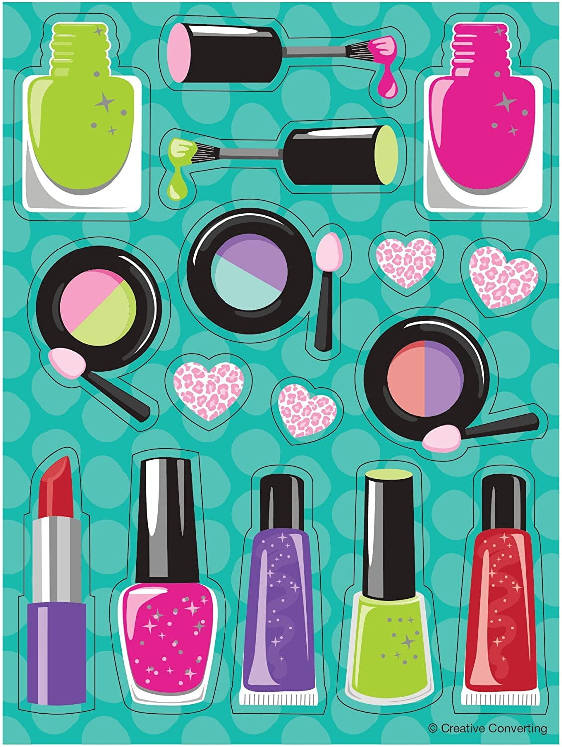 Sparkle Spa Party Stickers, 4pk - Walmart.com