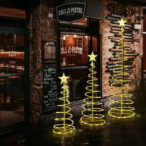 Spiral Rope Light Tree