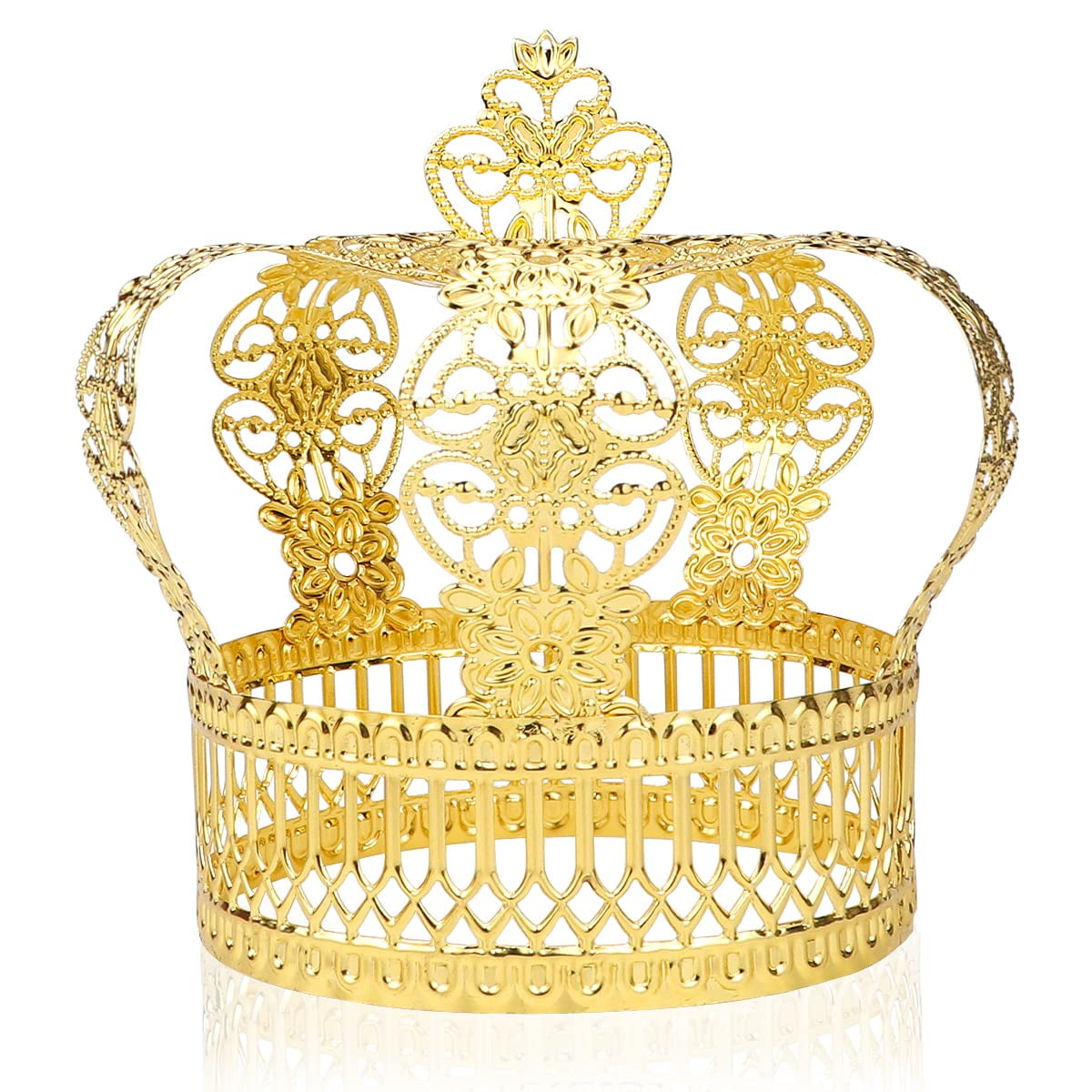 Sparkle like Royalty with our Gold Crown Cake Topper - Perfect for ...