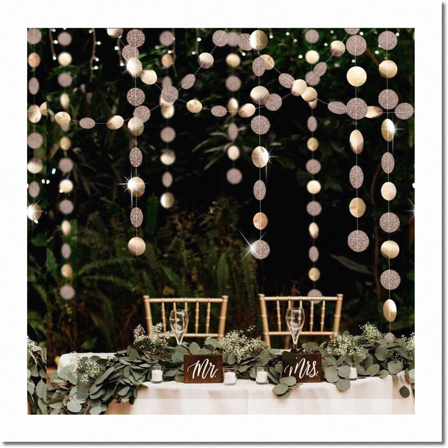 SparkleFest Celebration Kit - Glitter Champagne Gold Decorations for ...