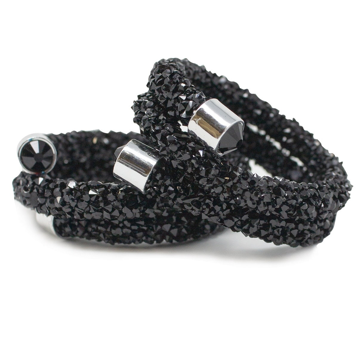 Sparkles Home Luminous Rhinestone Swirl Napkin Ring - Set of 4 ...