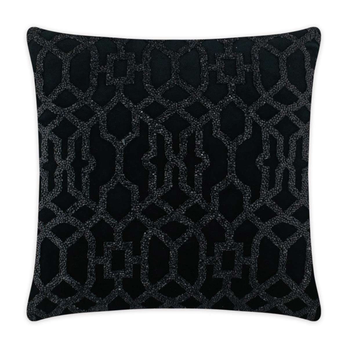 Sparkles Home Rhinestone Lattice Laser Cut Pillow Black - Walmart.com
