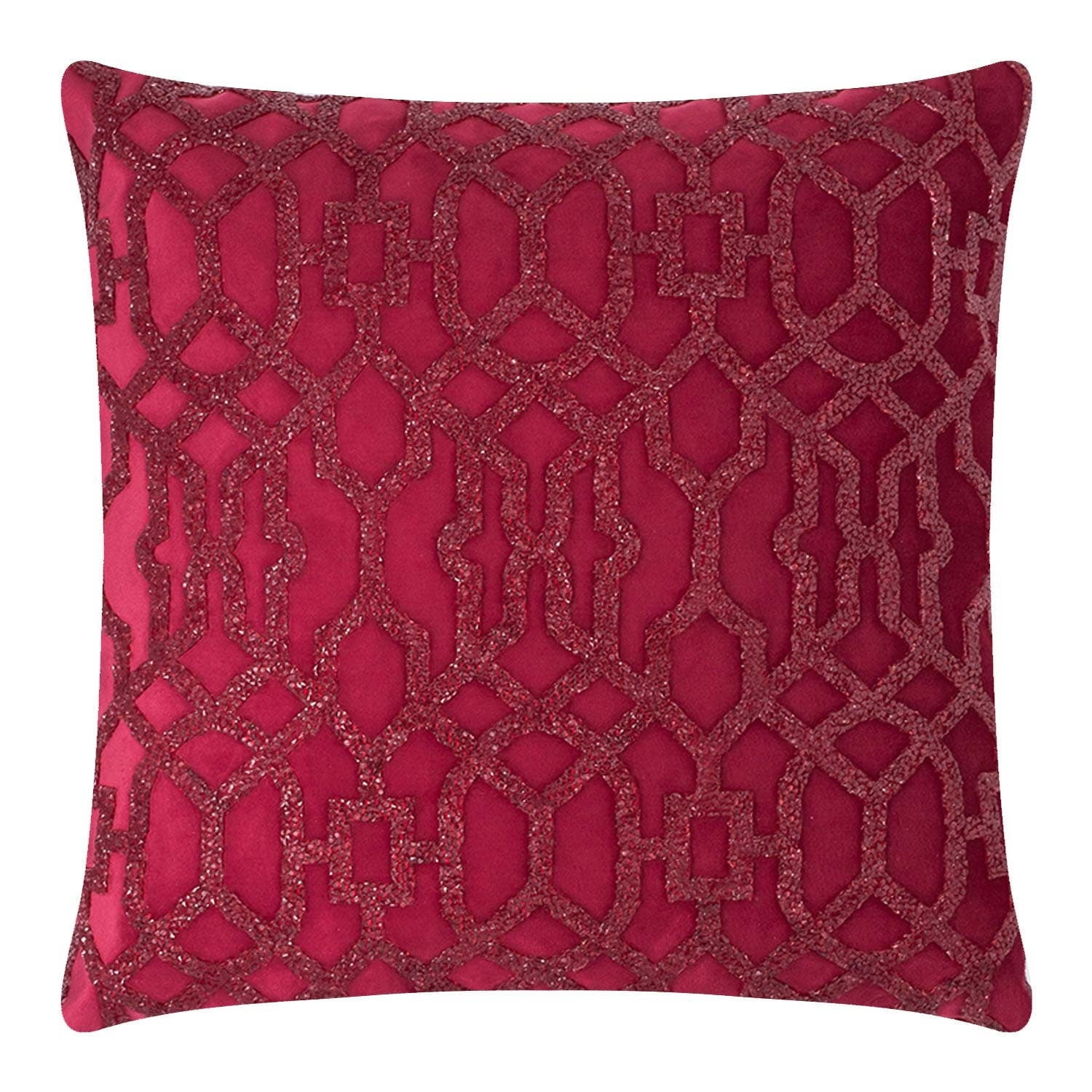 Sparkles Home Rhinestone Lattice Laser Cut Pillow Red - Walmart.com