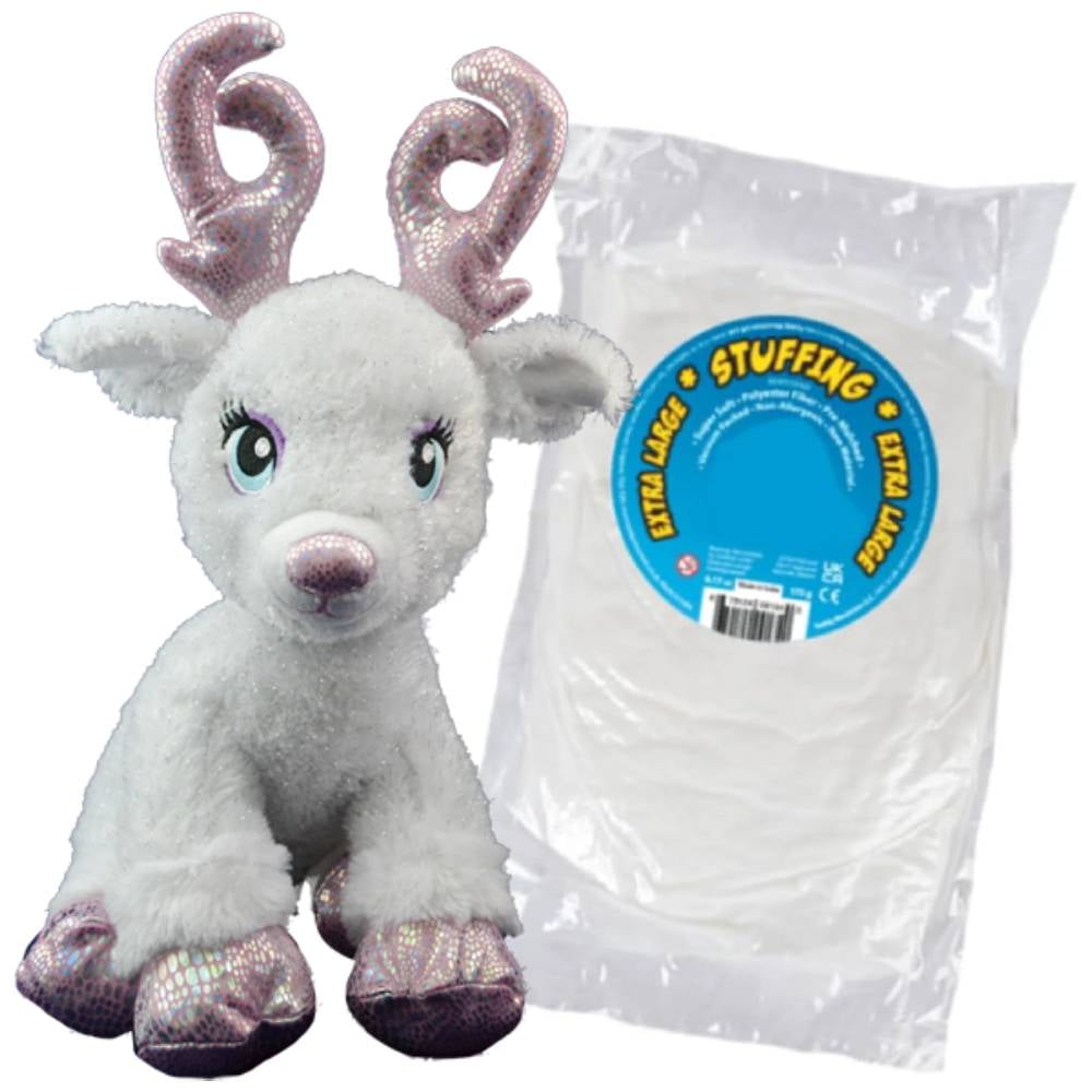 Plush Gear Sparkles the Reindeer 16-Inch Plush Toy DIY Kit with Pre ...