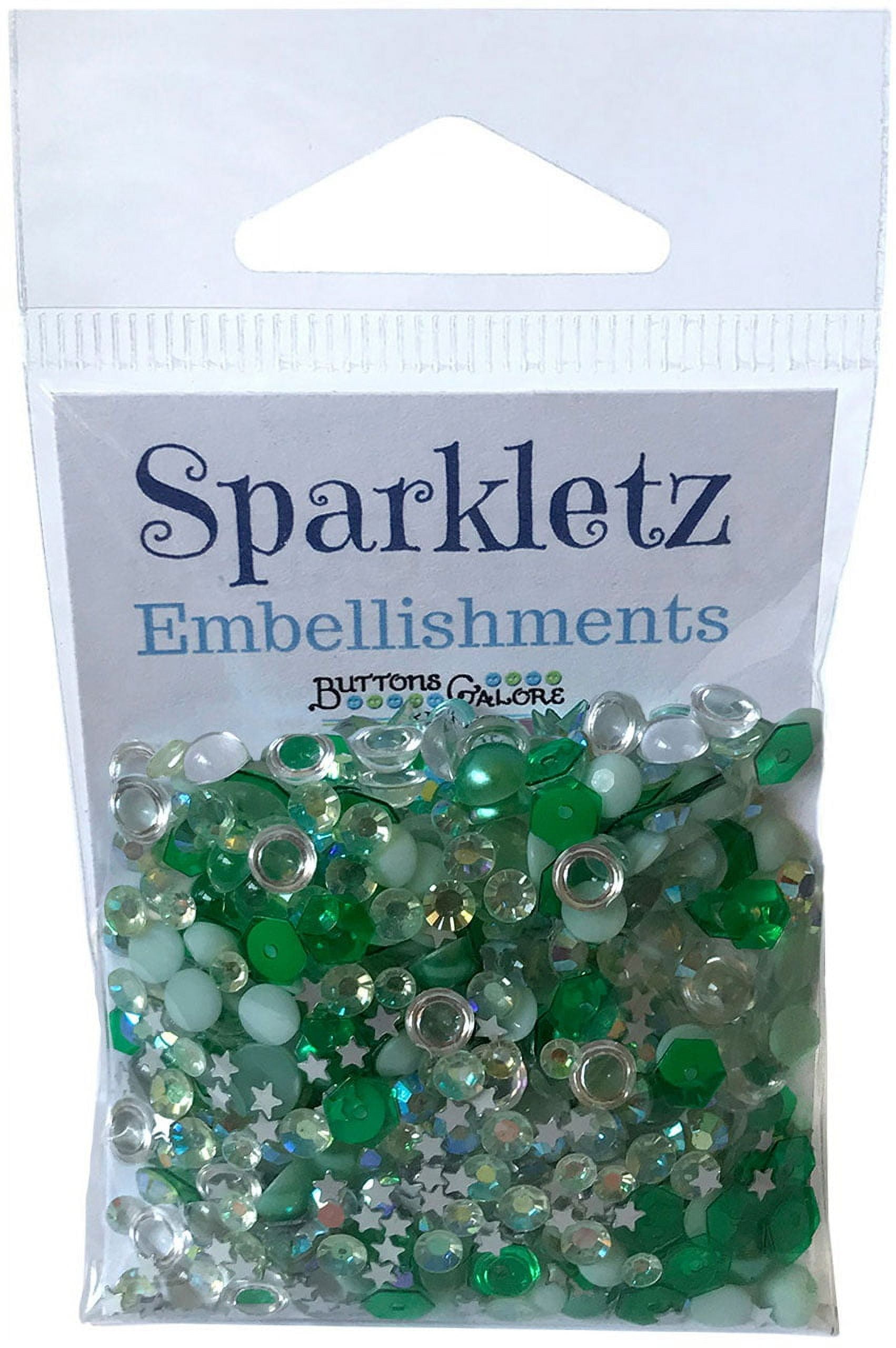 Buttons Galore Embellishments Iridescent Acrylic Gems, Shaped Sequins ...