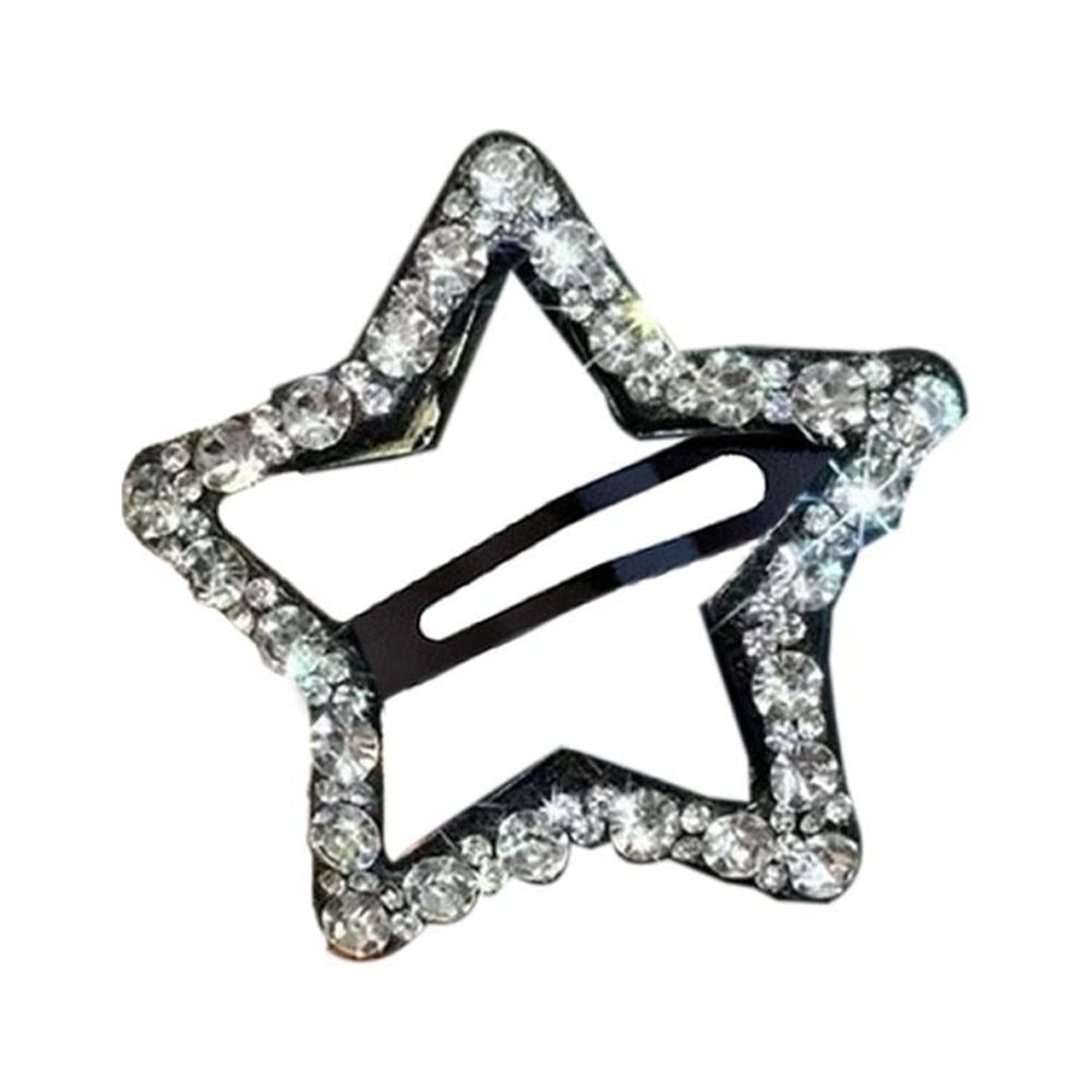 Sparkling Aluminum Alloy Five - pointed Star Hairpin for Women ...