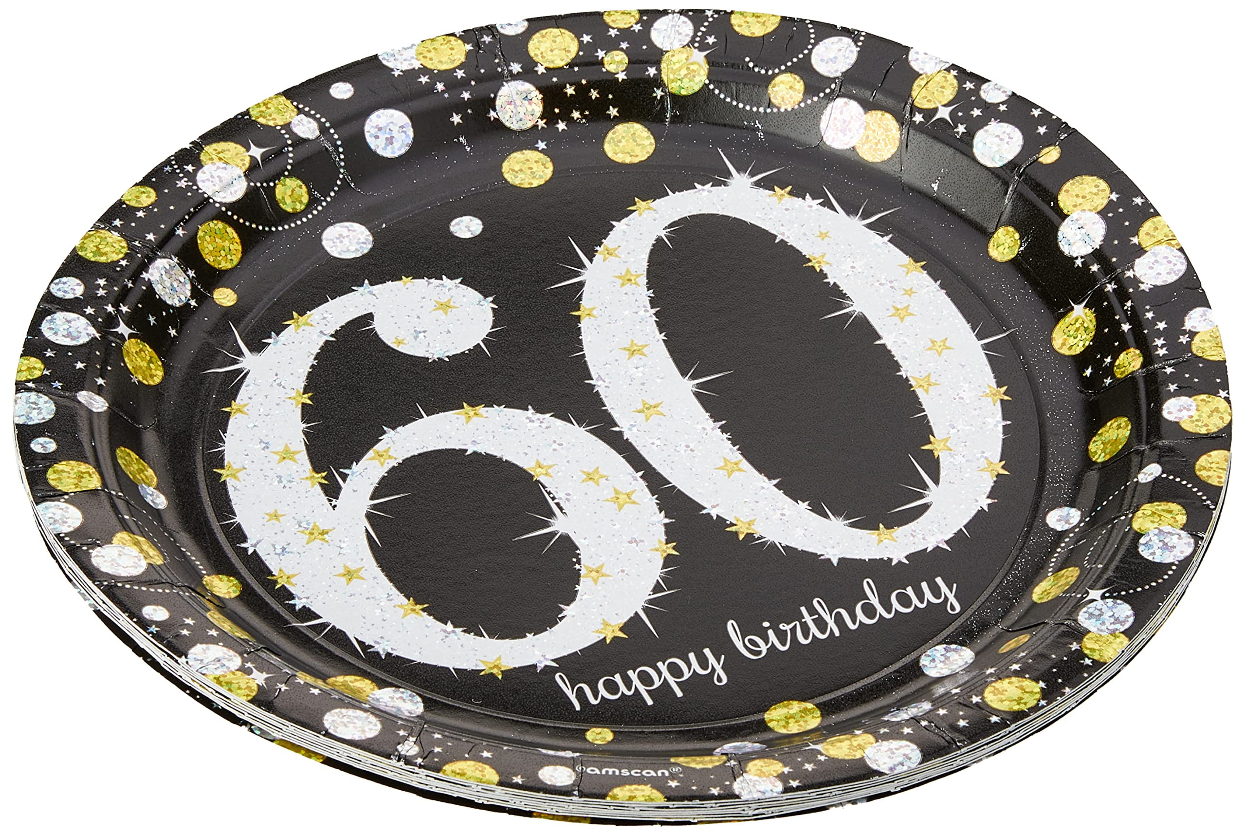 Sparkling Celebration 60 Paper Dinner Plates - Walmart.com