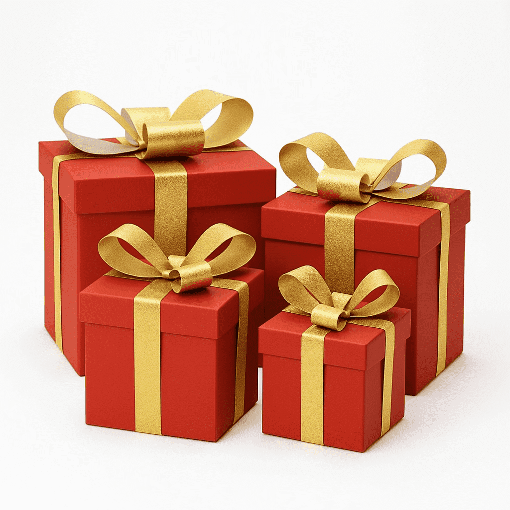 Sequined Sparkle Gift Box Set - Elegant Party Candy Containers ...
