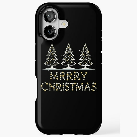 Sparkling Christmas Trees and Lights Holiday Design Case with iPhone 17 ...