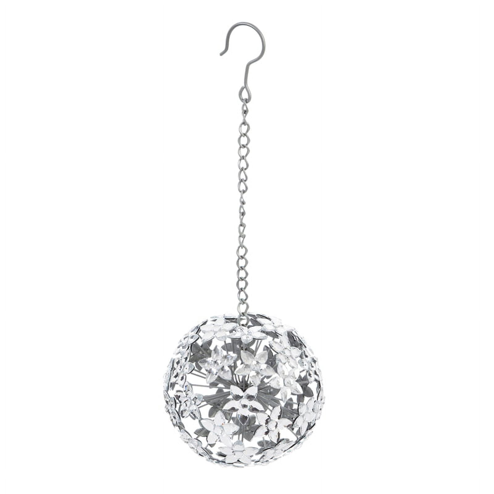 Sparkling Crystal Hanging Orb, Silver - Walmart.com