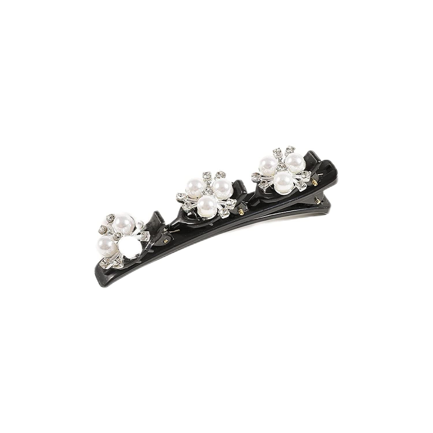 Sparkling Crystal Stone Braided Hair Clips,Rhinestone Hair Clips,Hair ...