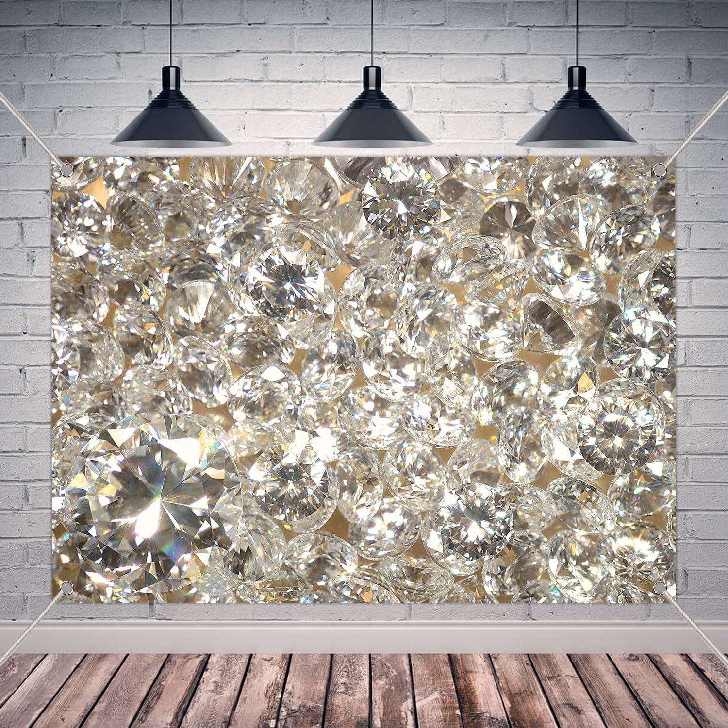 Sparkling Diamond Backdrop Shinging Glitter Photography Background ...