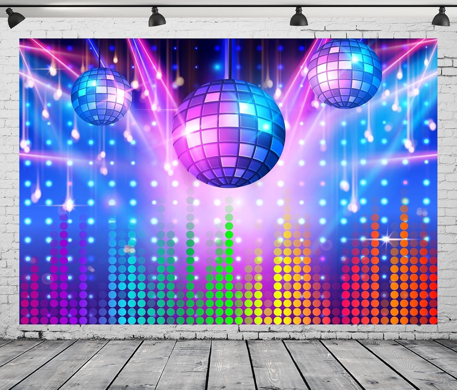 Sparkling Disco Ball Backdrop Photography Vintage 70s 80s 90s Disco ...