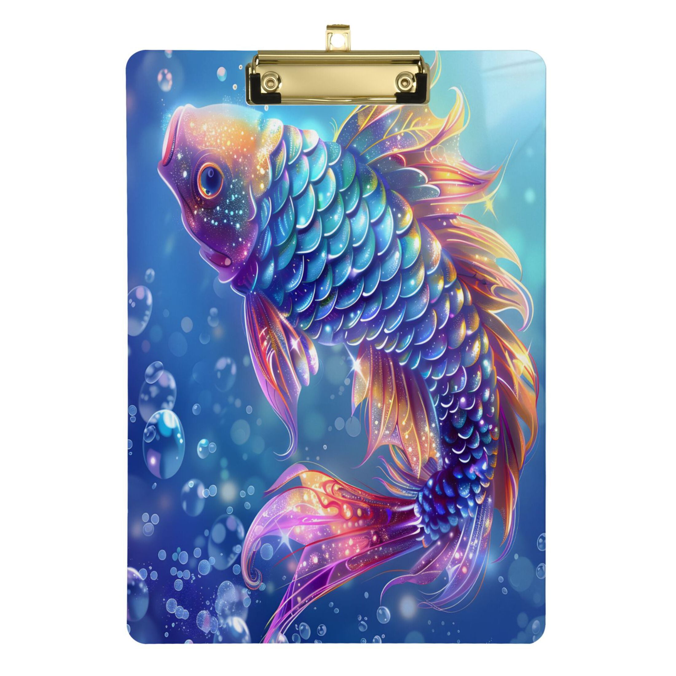 Sparkling Fish Scales Acrylic Clipboards A4 Standard Letter Size ...