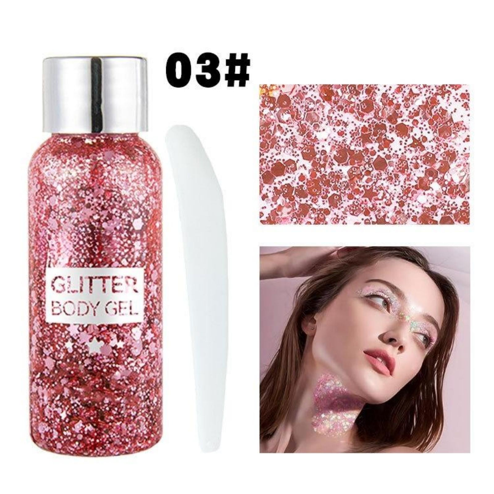 Sparkling Glitter Eyeshadow And Body Gel 30ml Liquid For Nightclub