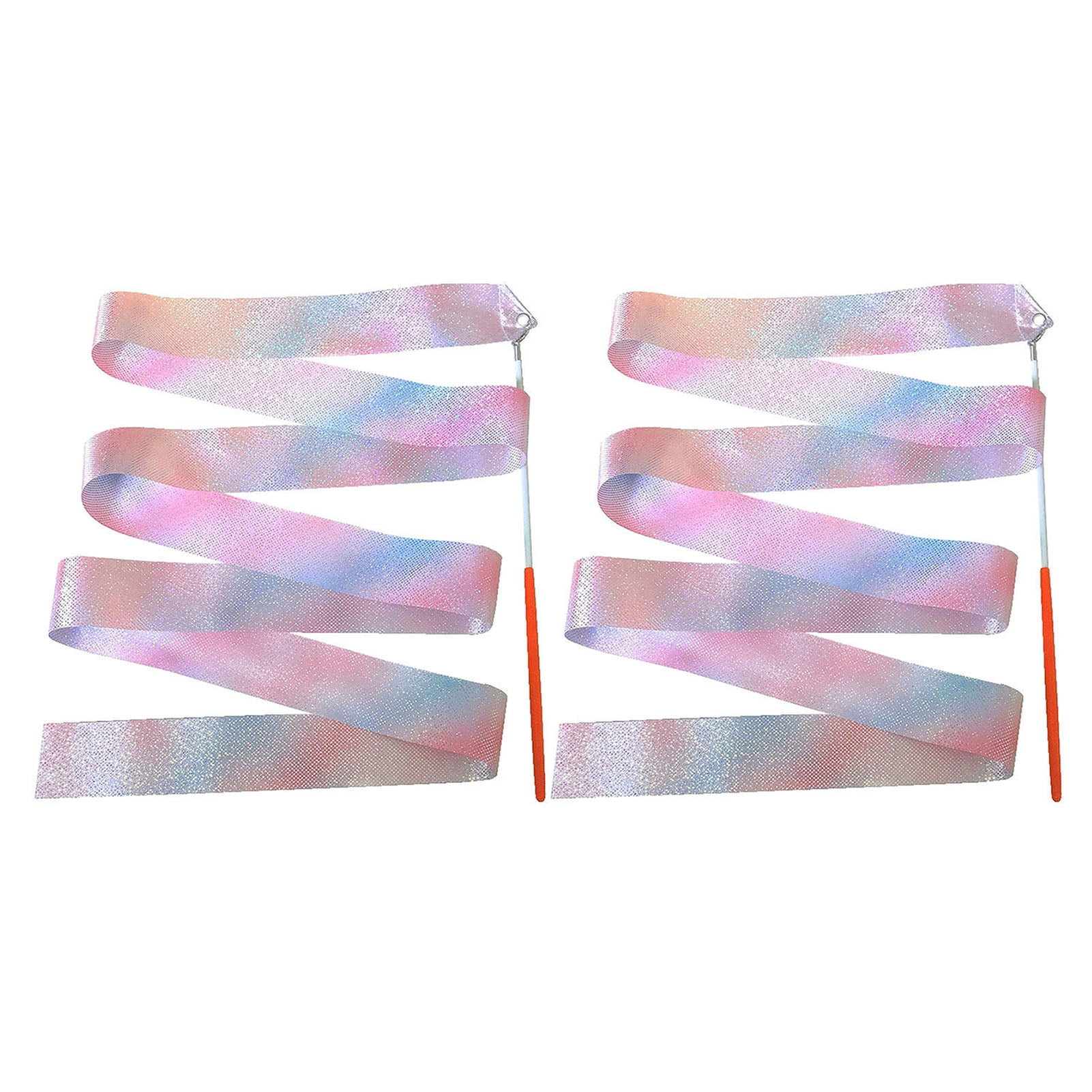 Sparkling Gymnastic Ribbons Set - Extra Soft, Smooth Flexible ...