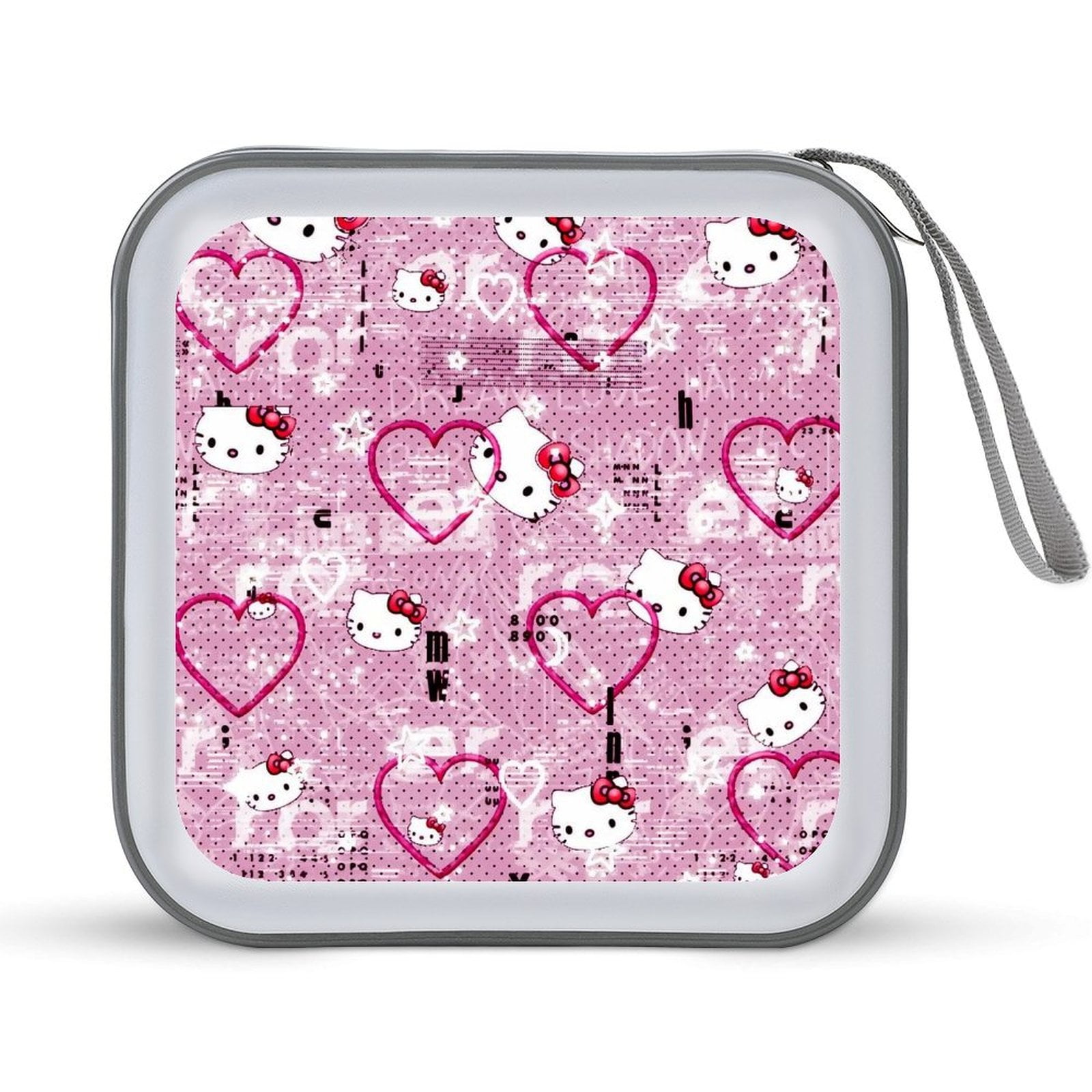 Sparkling Hello Kitty CD Case, 40 Capacity VCD/DVD Case Holders Wallet ...
