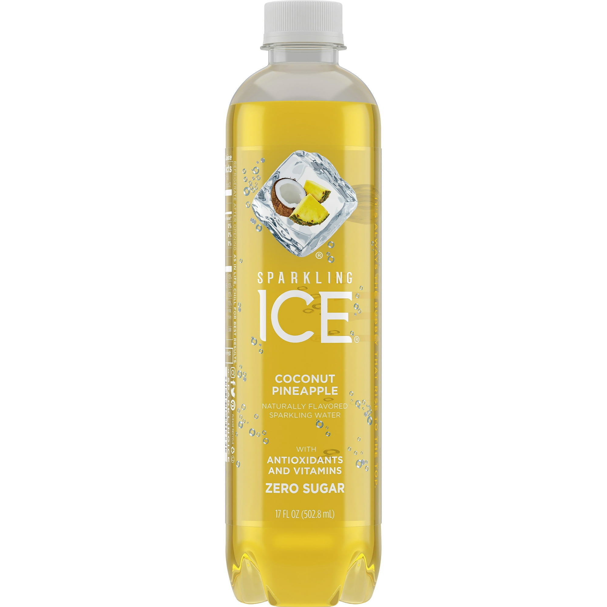 Sparkling ICE? Coconut Pineapple Sparkling Water 17 fl. oz. Plastic Bottle - Walmart.com
