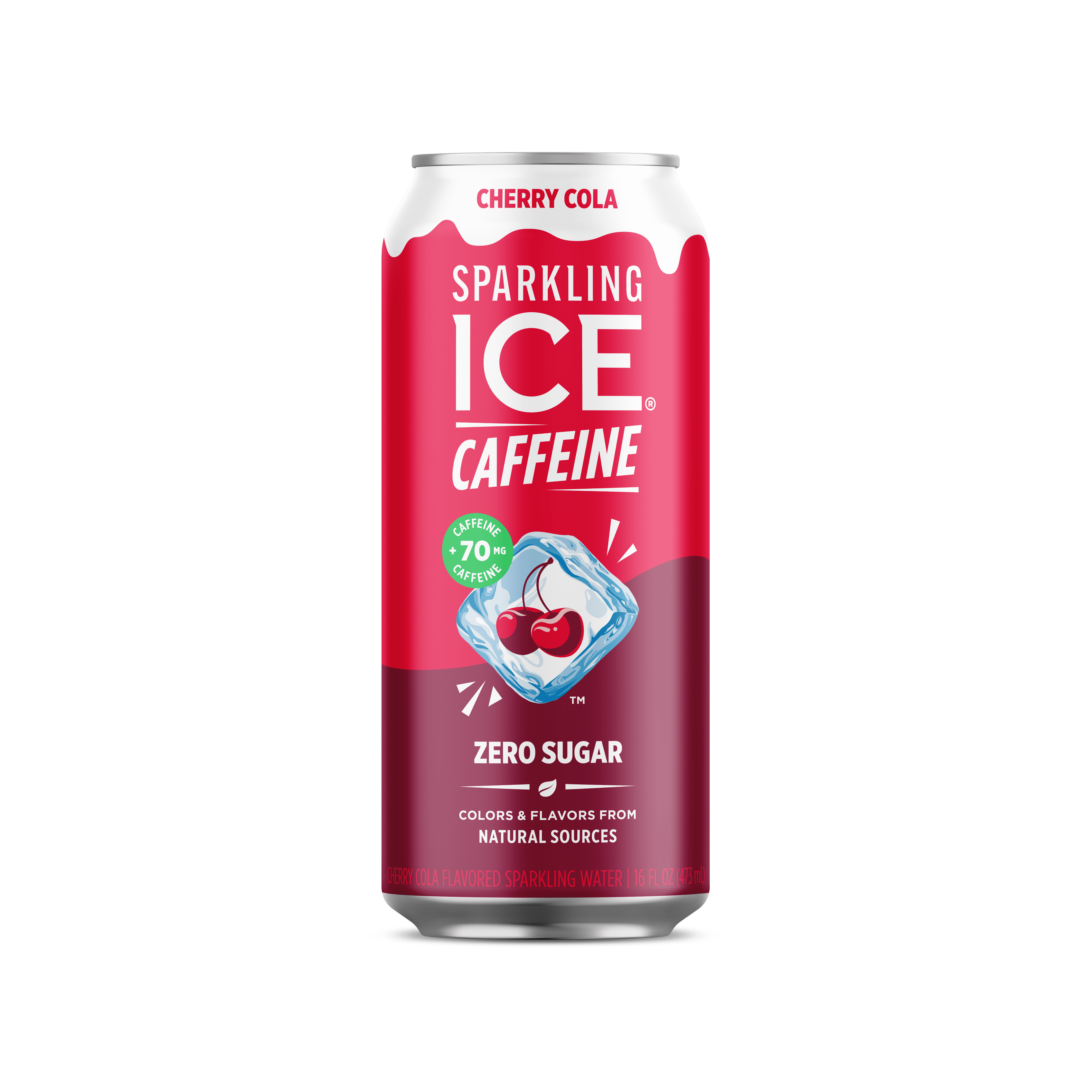 Sparkling Ice Caffeine Cherry Cola 16oz can *Zero Sugar, Naturally ...