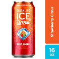 Sparkling Ice® +Caffeine, Sugar-Free Strawberry Citrus Sparkling Water ...