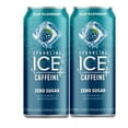 Sparkling Ice +Caffeine Zero Sugar Flavored Sparkling Water with Vitamins and Antioxidants, Blue ...