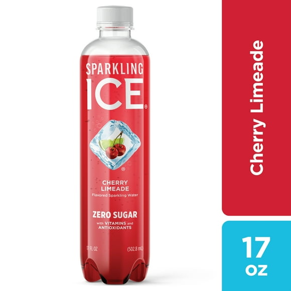 Sparkling Ice Naturally Flavored Sparkling Water, Cherry Limeade 17 Fl Oz