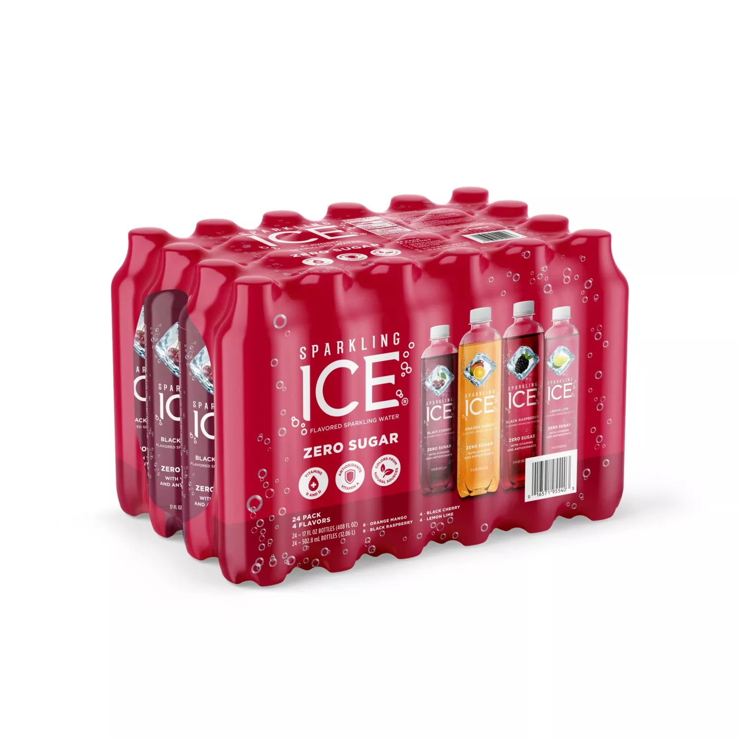Sparkling Ice Fruit Blasters Variety Pack - Strawberry, Lime, Water ...