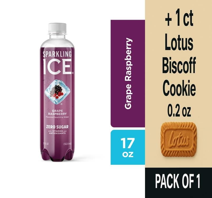 Sparkling Ice Grape Raspberry Flavored Sparkling Bottled Water 17 fl oz ...