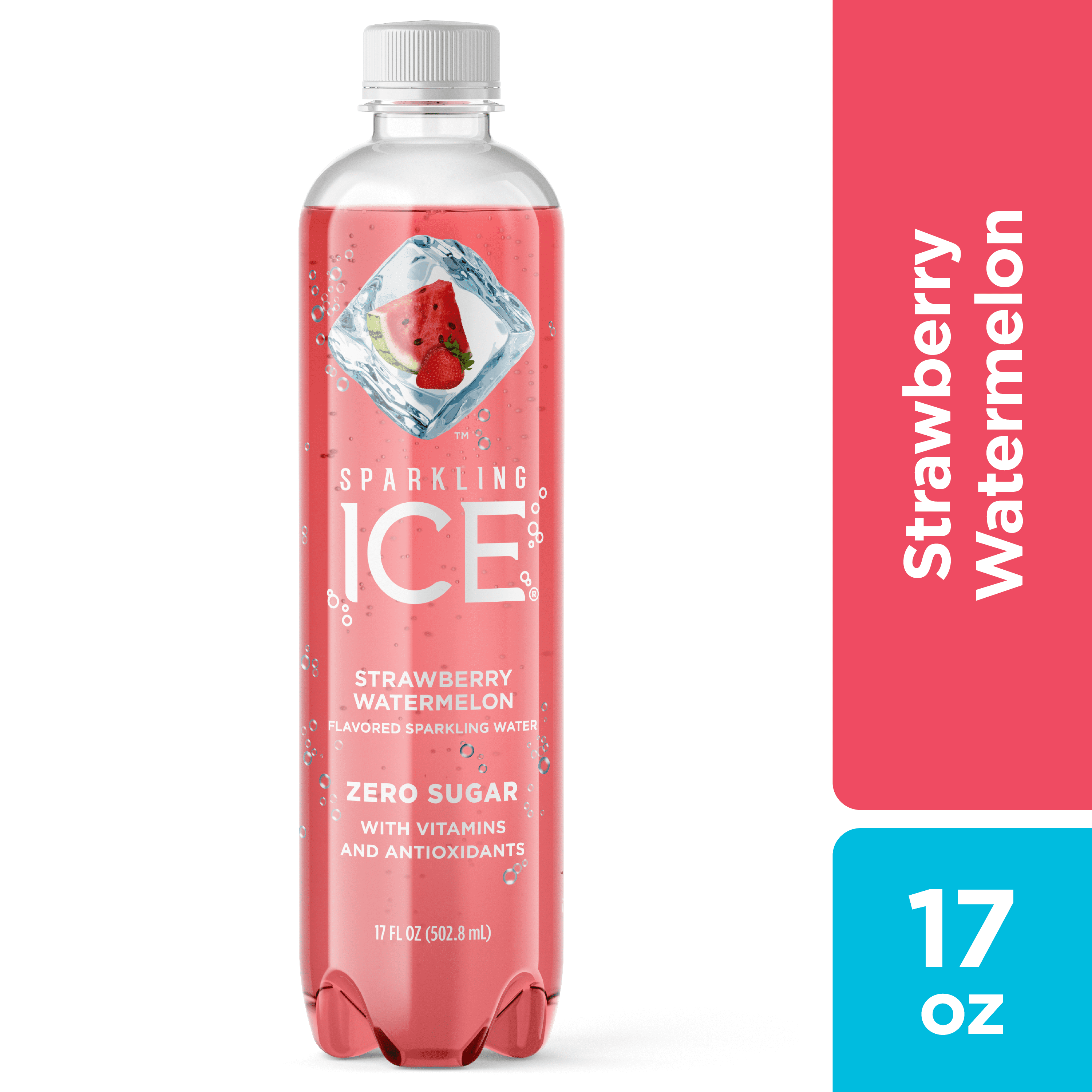 Sparkling Ice® Naturally Flavored Sparkling Water, Strawberry Lemonade 17 Fl Oz - Walmart.com