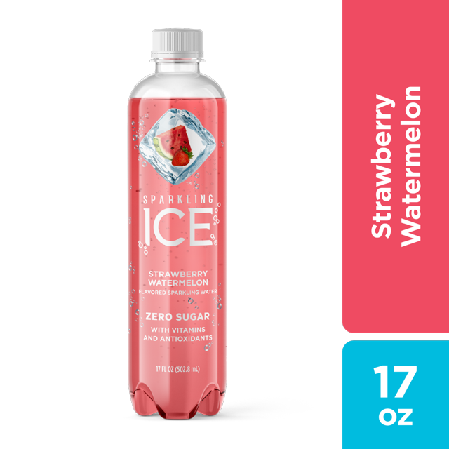 Sparkling Ice® Naturally Flavored Sparkling Water, Strawberry Watermelon 17 Fl Oz - Walmart.com