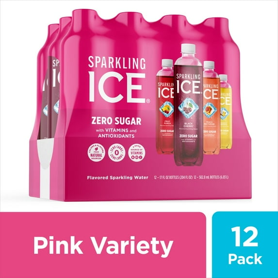 Sparkling Ice Pink Variety Pack, 12 ct, 17 fl oz, Package May Vary - Walmart.com