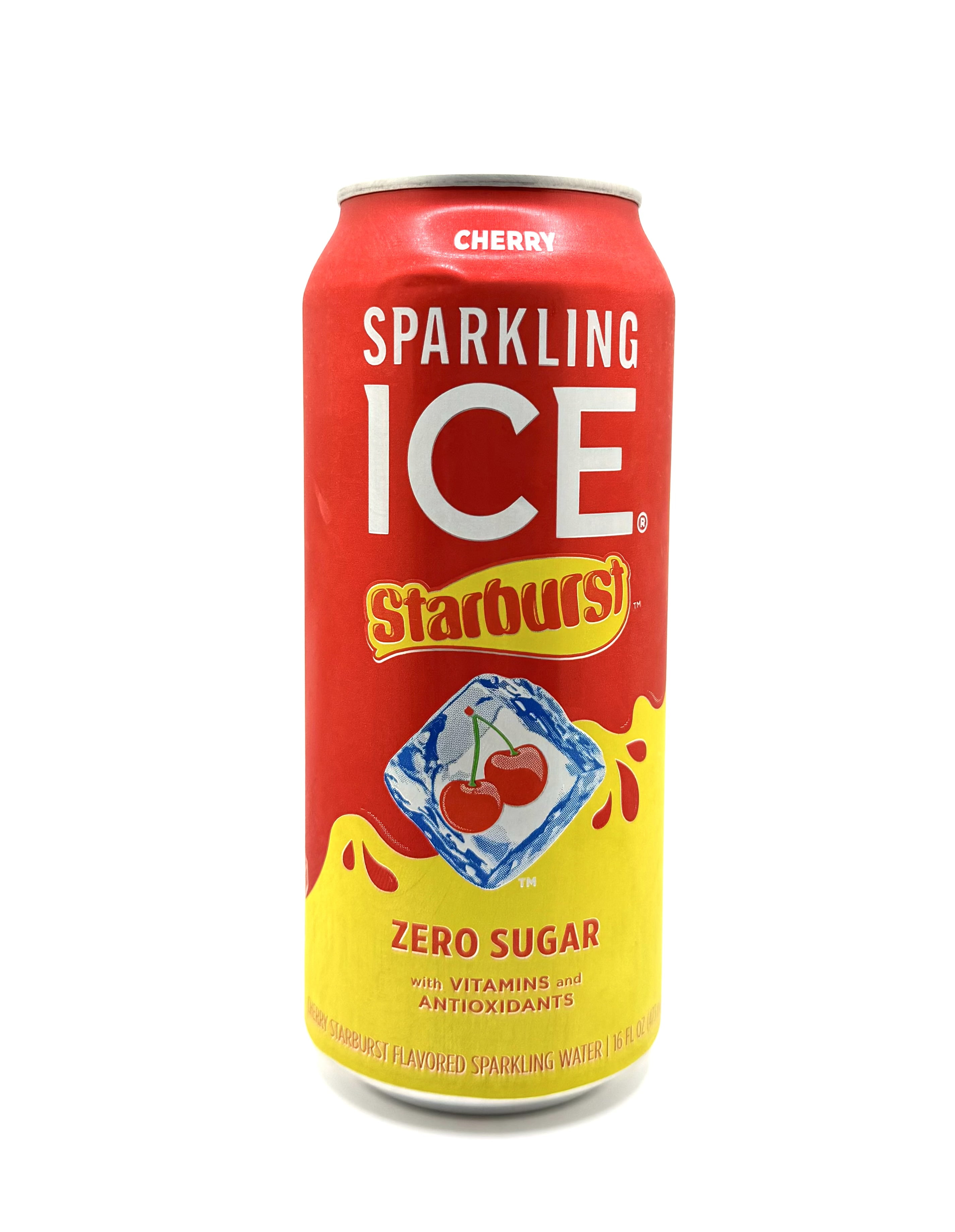 Sparkling Ice Starburst Cherry 16oz (Single Can) - Walmart.com