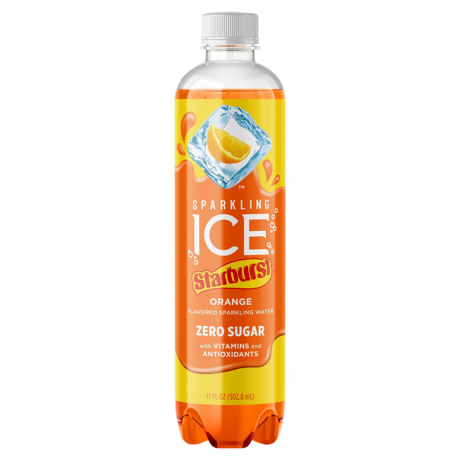 Sparkling Ice Starburst Orange 17 oz Sparkling Water, Starburst Flavor - Walmart.com