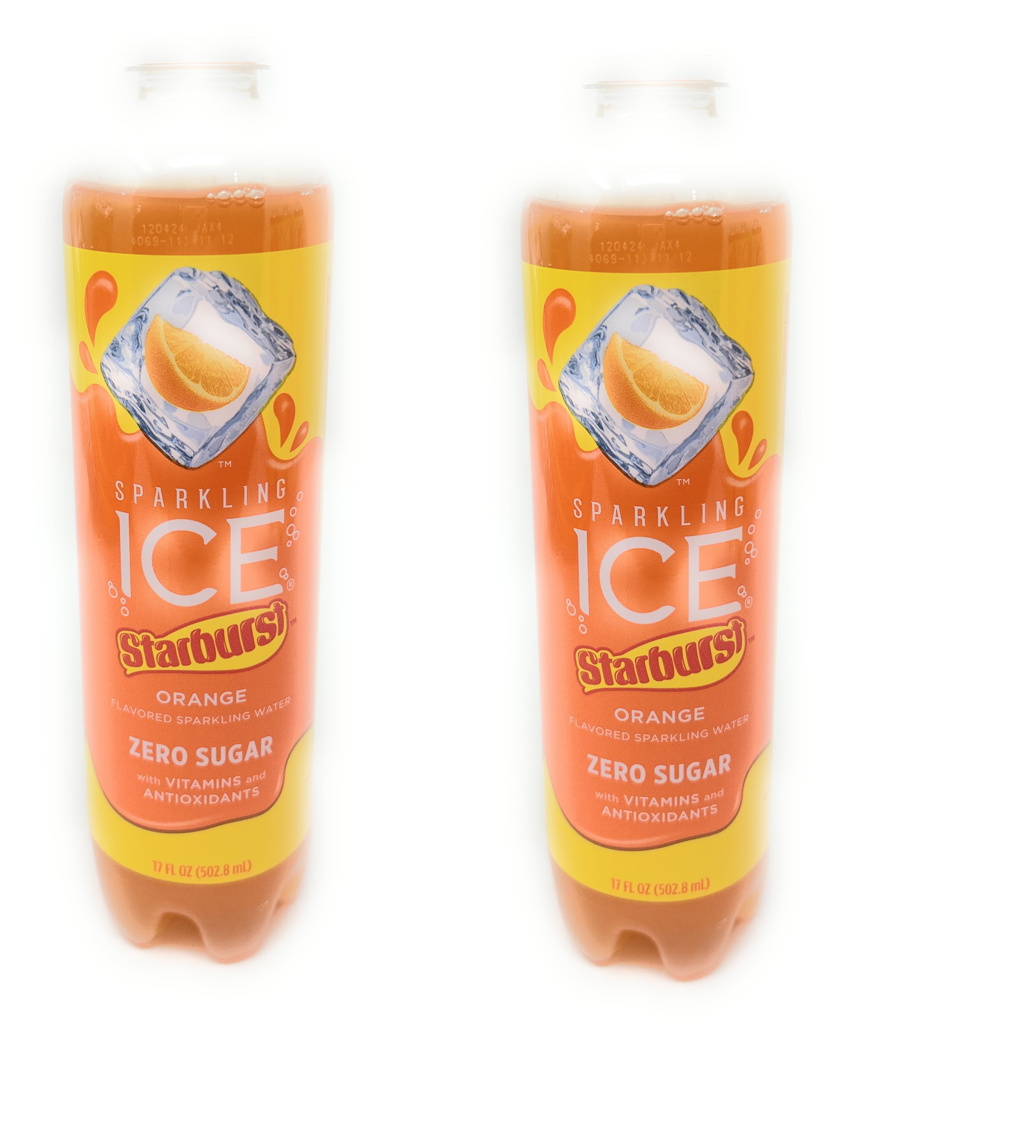 Sparkling Ice Starburst Orange Flavored Sparkling Water 17oz - 2 ...