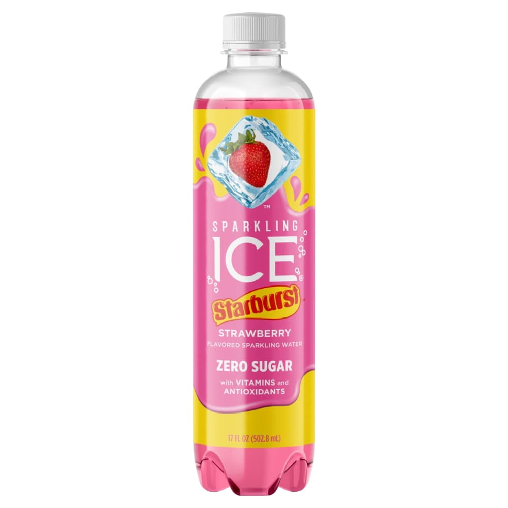 Sparkling Ice Starburst Strawberry Flavored Sparkling Water, 17 fl oz ...