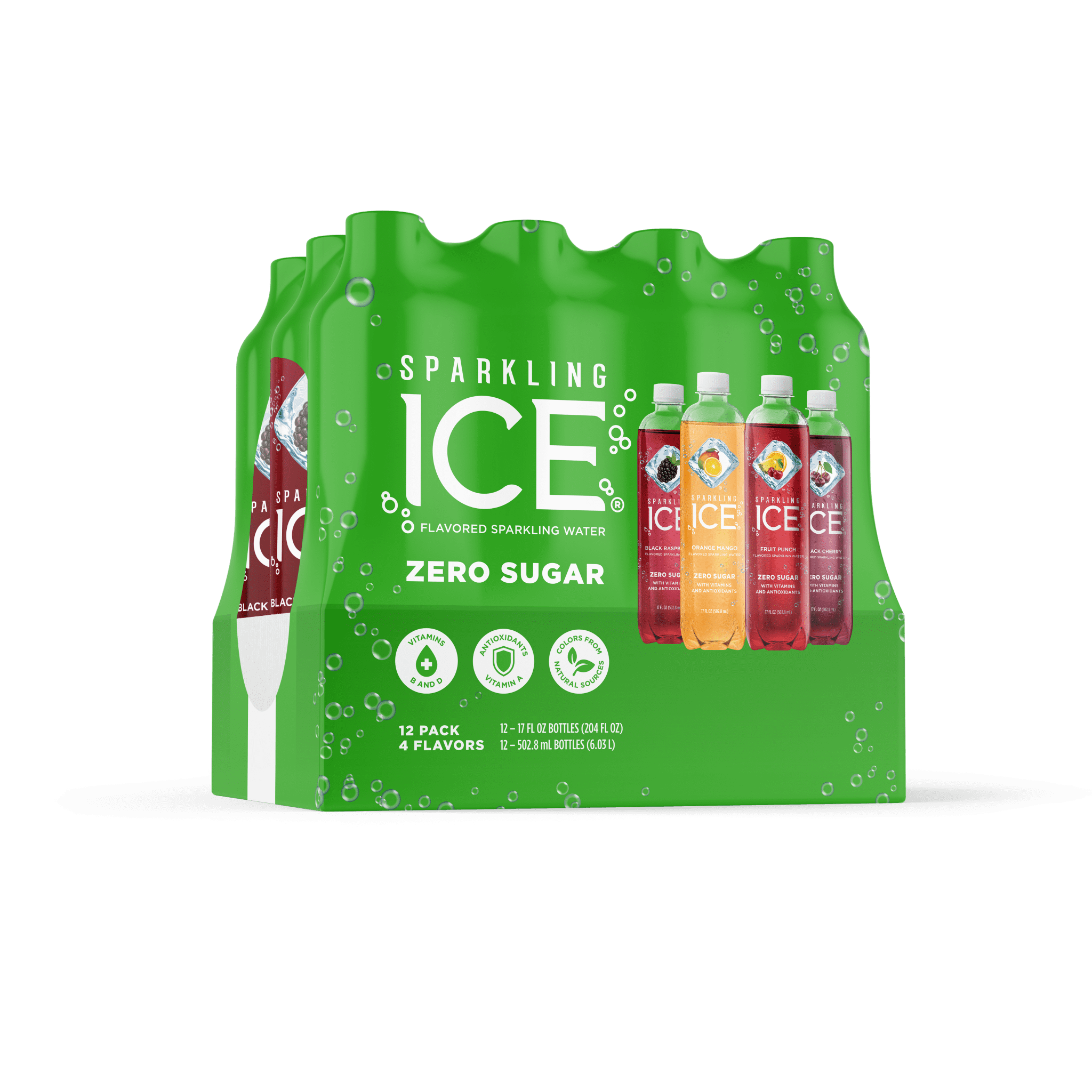 Sparkling Ice Variety Pack Sparkling Water, 17 Fl Oz, 12 Count - Walmart.com