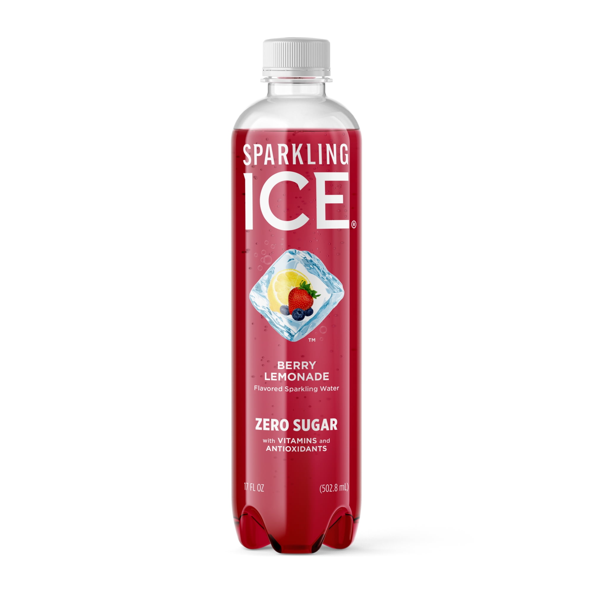 Sparkling Ice Zero Sugar Flavored Sparkling Water, Berry Lemonade - Walmart.com
