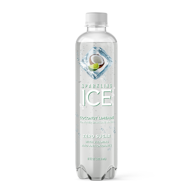 Sparkling Ice Zero Sugar Flavored Sparkling Water Coconut LimeadeSparkling Water, 17 Fl Oz, 12 ...