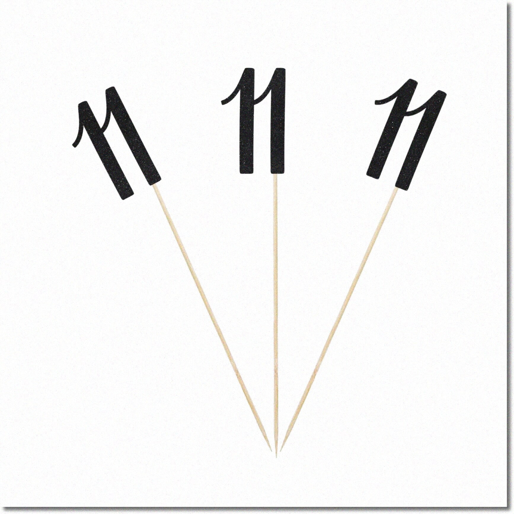 Sparkling Midnight 11th Birthday Celebration Kit - Glittery Table ...