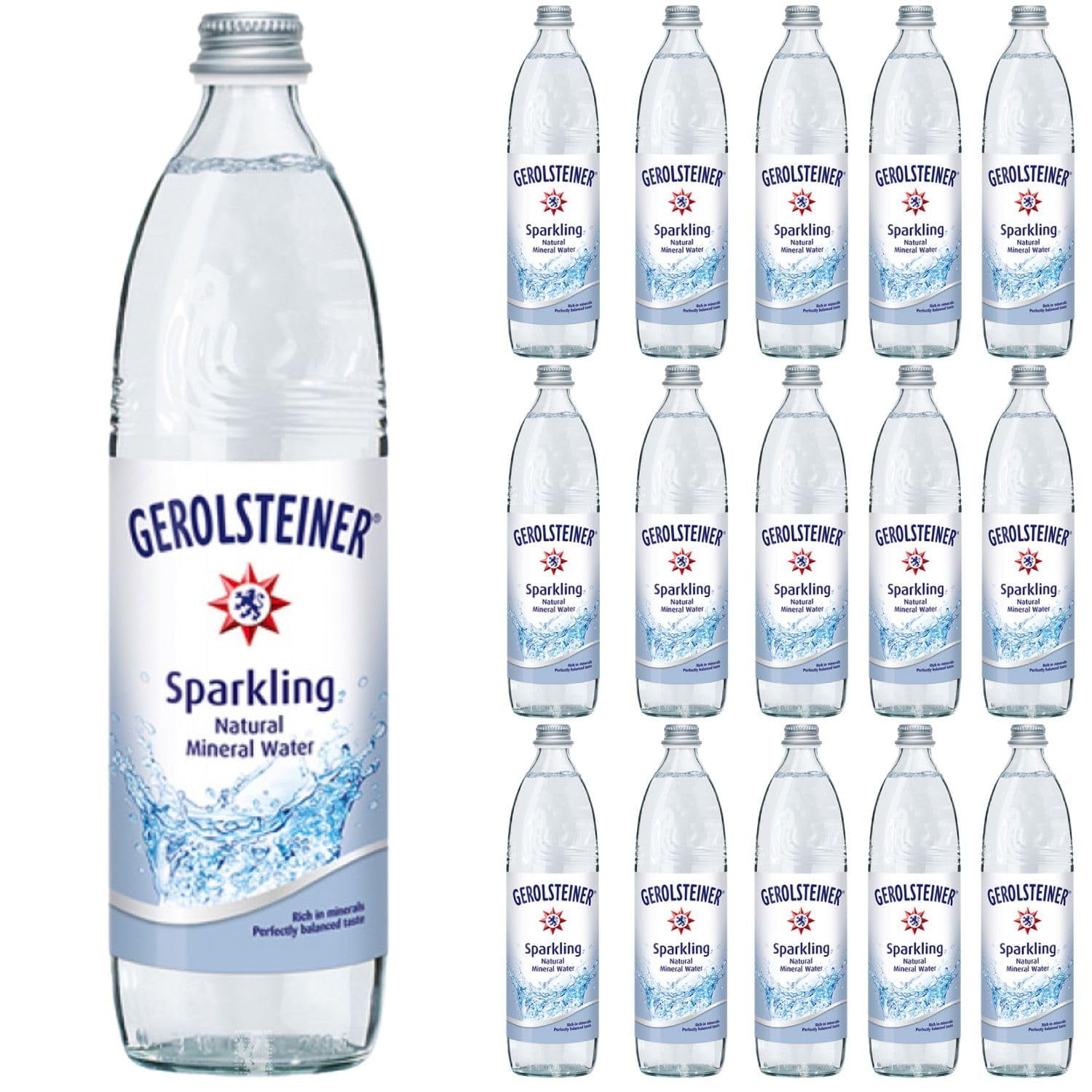 Sparkling Mineral Water High in , Perfect for Spritzers and Mocktails ...